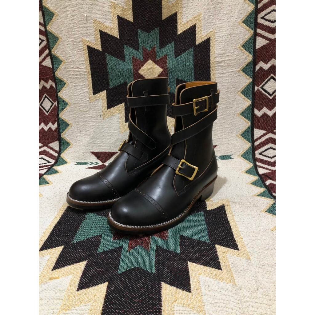 Jual (HARGA NET / PAS) JUNKARD COMPANY BLACK TANKER BOOTS SIZE 41-42 ...