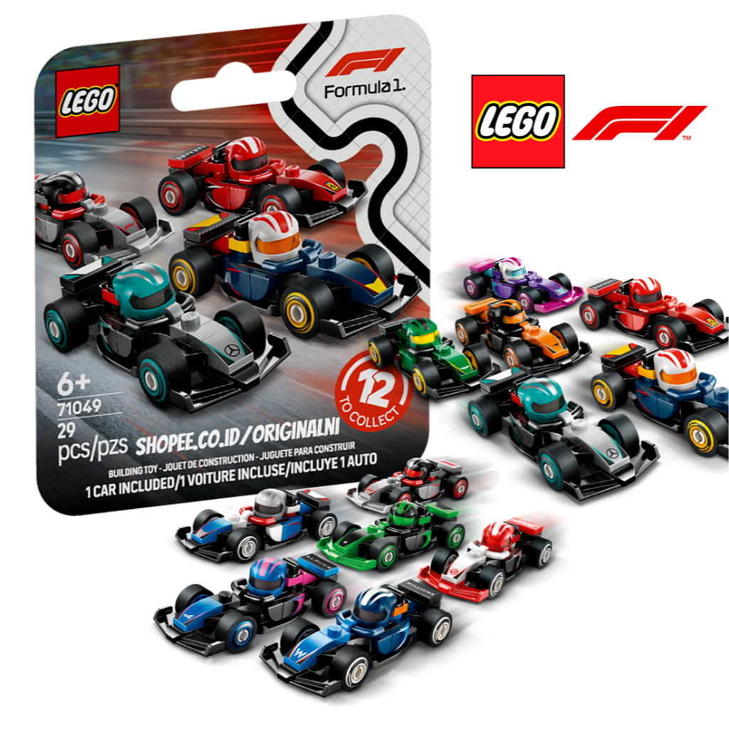 Jual LEGO 71049 Minifigures F1 Collectible Race - Lego Mini Formula 1 ...
