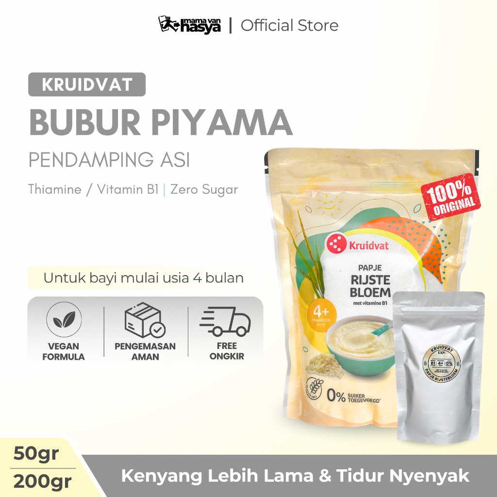 Jual Kruidvat Bubur Piyama Organik Dengan Thiamine Vitamin B1 Untuk ...