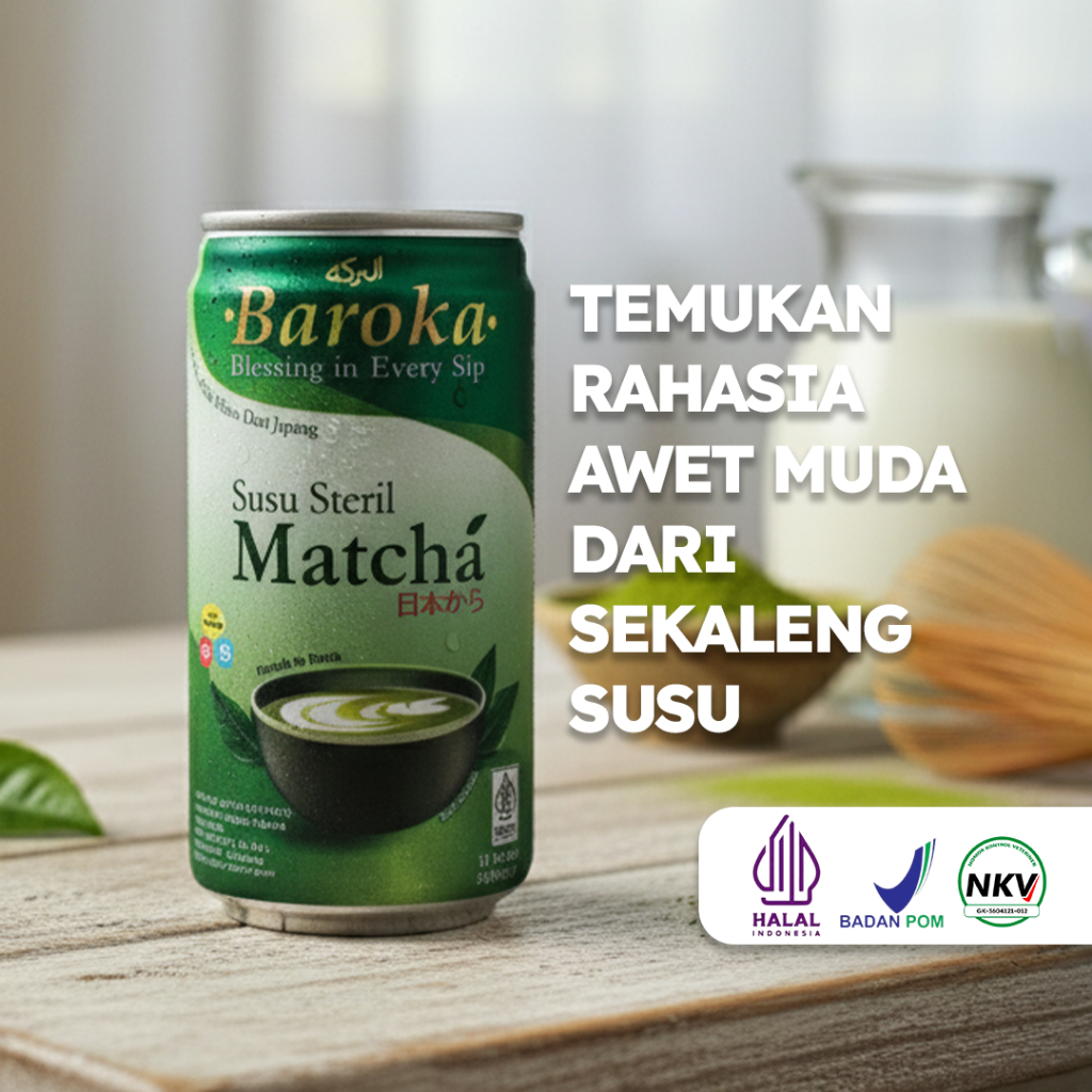 Jual Baroka Susu Matcha Steril 180Ml | Shopee Indonesia