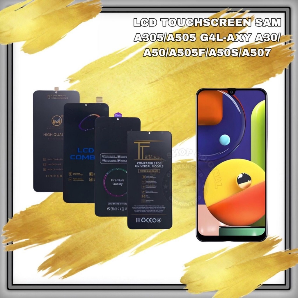 Jual LCD TOUCHSCREEN SAM A305/A505 GALAXY A30/A50/A505F/A50S/A507 BLACK ...