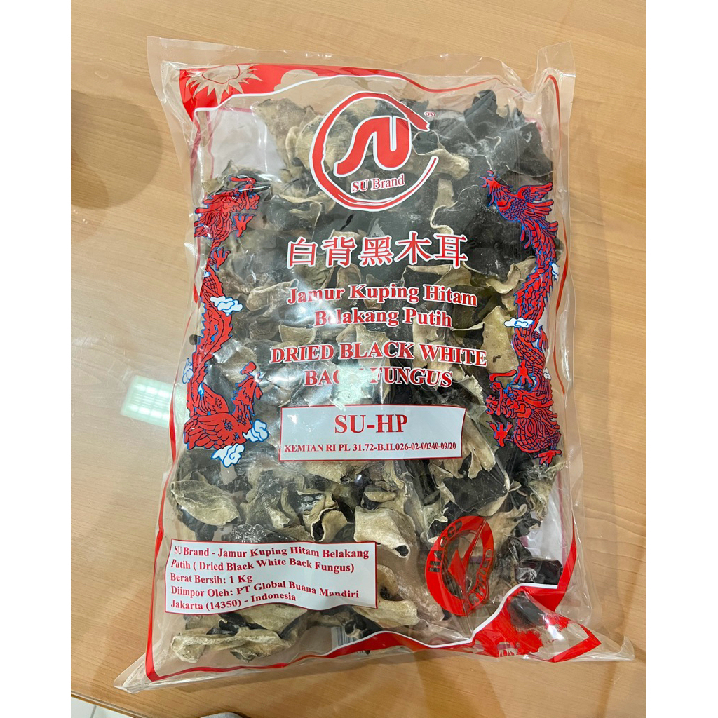 Jual Jamur Kuping Hitam Putih 1 KG / White Black Fungus | Shopee Indonesia