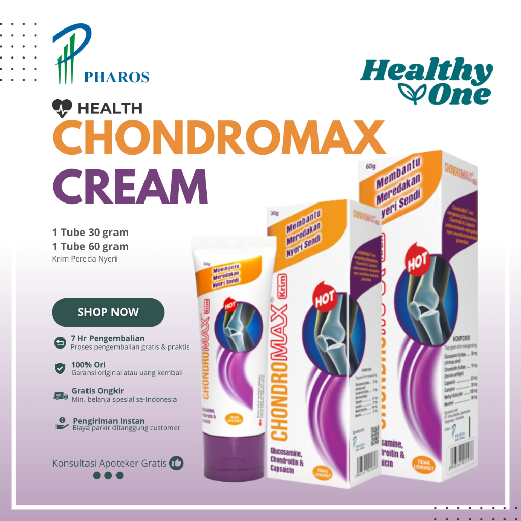 Jual Chondromax Krim Hot 30gr / 60gr | Shopee Indonesia