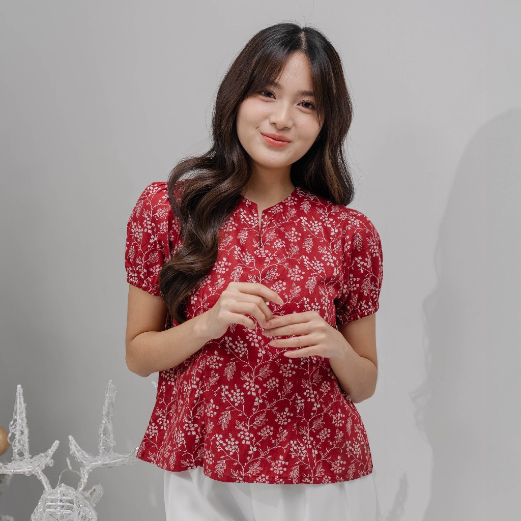 Jual Beatrice Clothing Calla Blouse - Atasan Wanita Lengan Pendek ...
