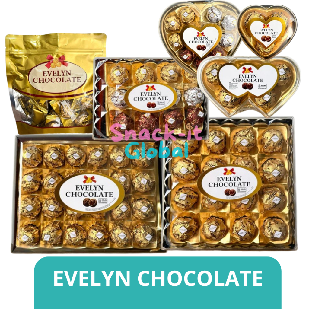 Jual Naraya Evelyn Chocolate Ball Hadiah Coklat Premium Gift Pack Kado ...