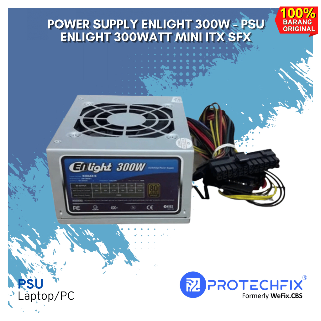 Jual Power Supply ENLIGHT 300W - PSU Enlight 300watt MINI ITX SFX ...