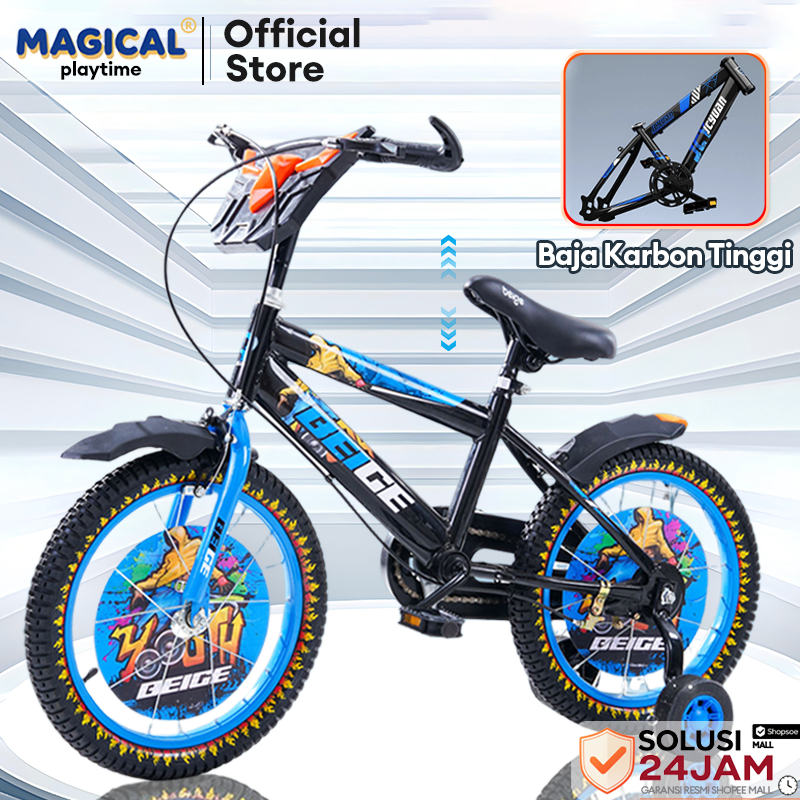 Jual MAGICAL PLAYTIME Sepeda Anak laki laki 2-12 Tahun Rangka Baja ...
