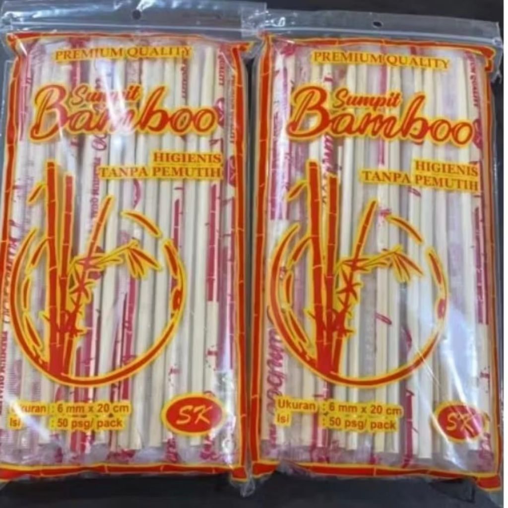 Jual Sumpit Kayu/Sumpit Bambu SK (1Bks) | Shopee Indonesia
