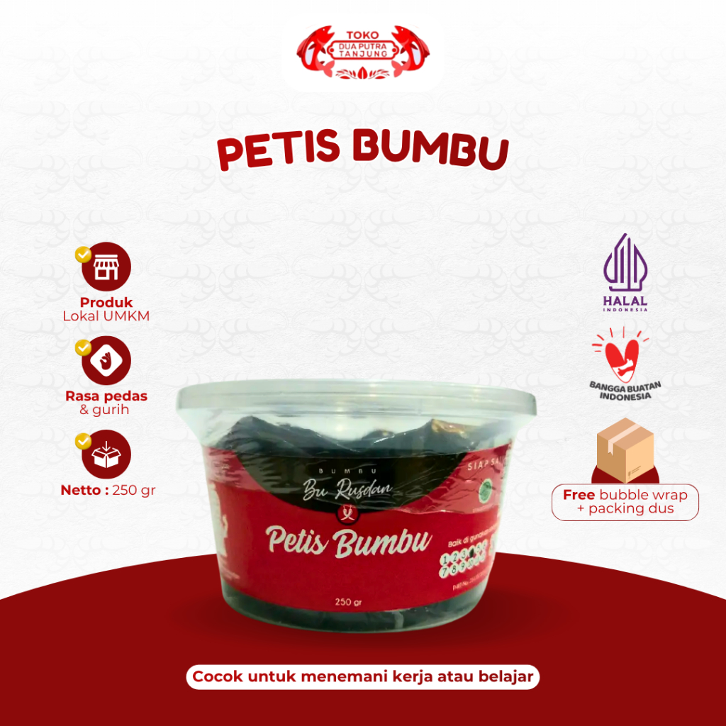 Jual Dua Putra Tanjung Bumbu Petis Hitam Manis Bu Rusdan 250 Gram Rujak ...