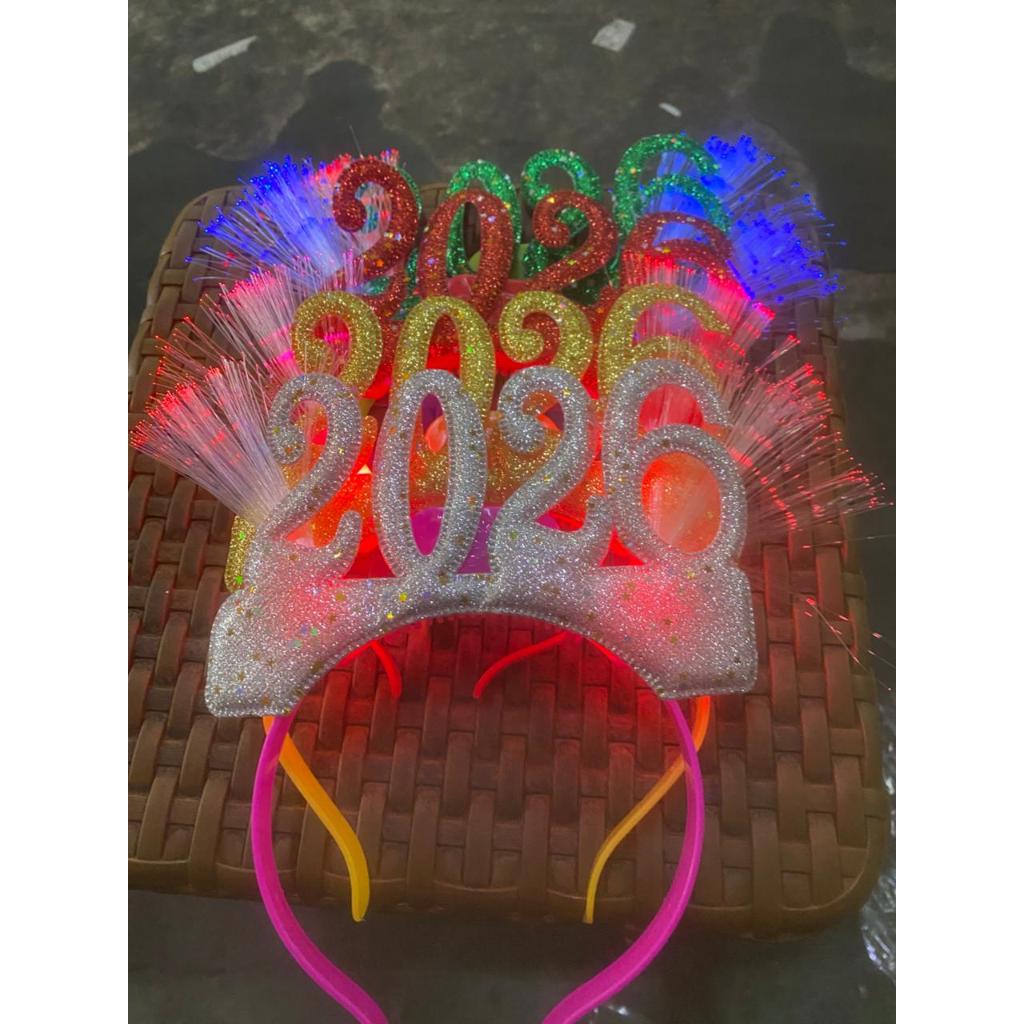 Jual Bando 2026 Led Pesta Tahun Baru - Bando Happy New Year 2026 Led ...