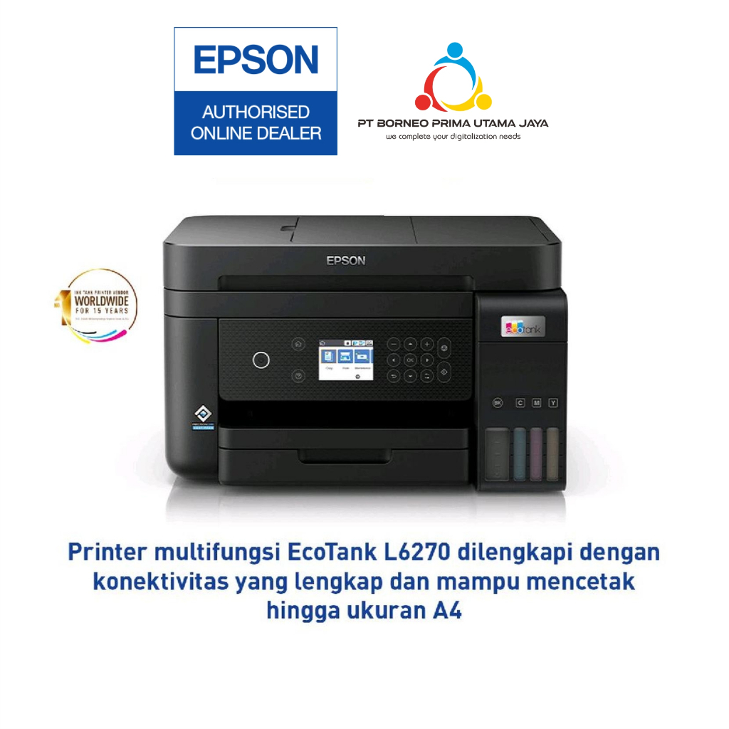 Jual Epson EcoTank L6270 A4 Wi-Fi Duplex All-in-One Ink Tank Printer ...