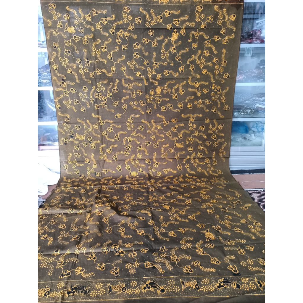 Jual Batik Tulis Lamongan motif bandeng lele kembang latoh | Shopee ...