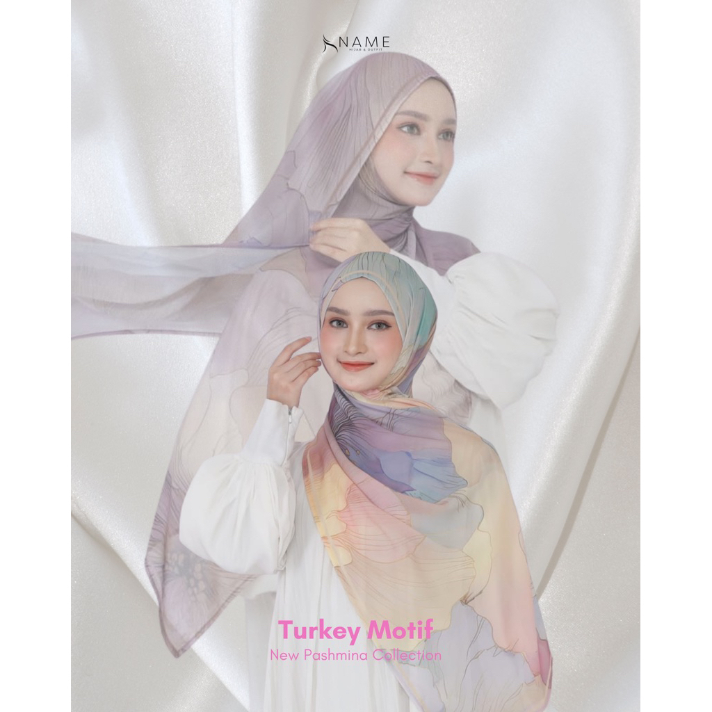 Jual PASHMINA MOTIF FLOWER PRINTING | Shopee Indonesia