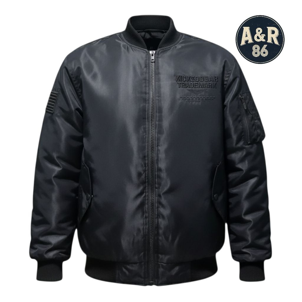 Jual Jaket Bomber Pria Kicksoogar Original Bahan Tebal & Adem, Cocok ...