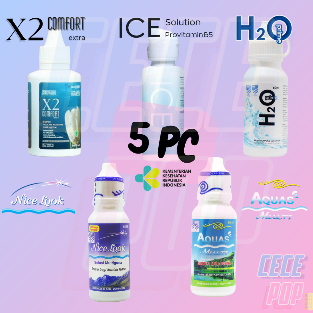 Jual (Min. 5pc) Harga Grosir || Cairan Softlens || Cairan Pembersih ...