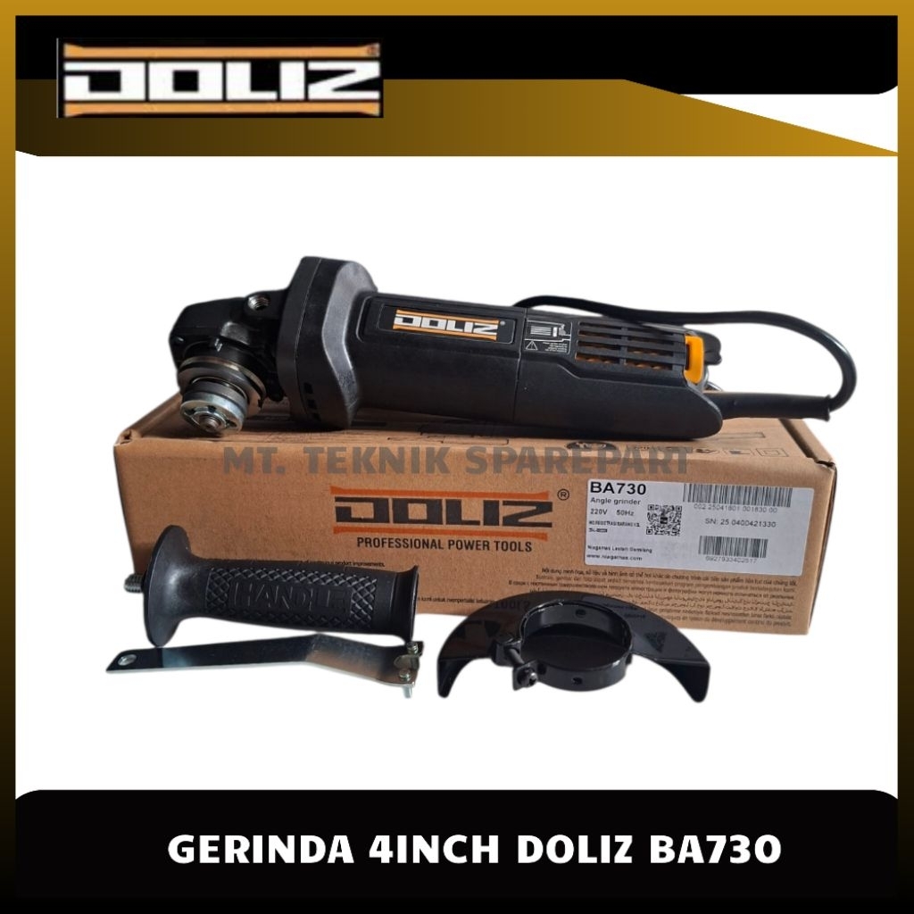 Jual GERINDA TANGAN 4 INCH DOLIZ BA730 ORIGINAL | Shopee Indonesia