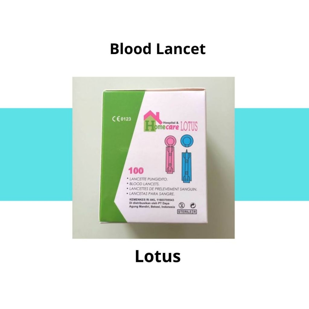 Jual Jarum Lancet Homecare (Lotus) / Blood Lancet isi 100 | Shopee ...