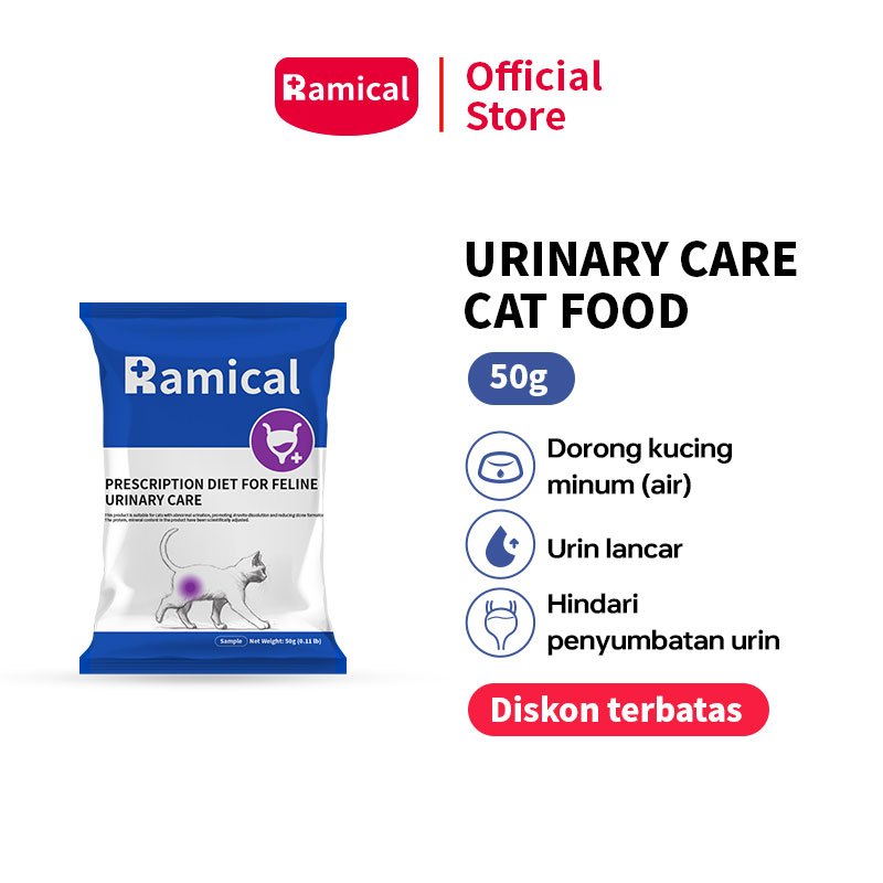 Jual Ramical Urinary Cat Food 50GR / Makanan Kucing Kering Urinary Care ...