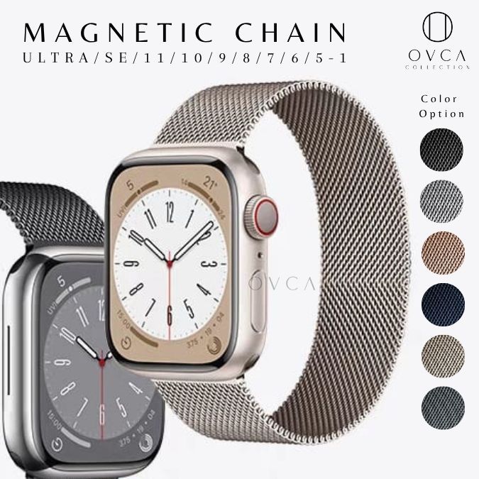 Jual OVCA Strap Tali Jam Apple iWatch Series ULTRA 11 10 9 8 7 6 SE ...