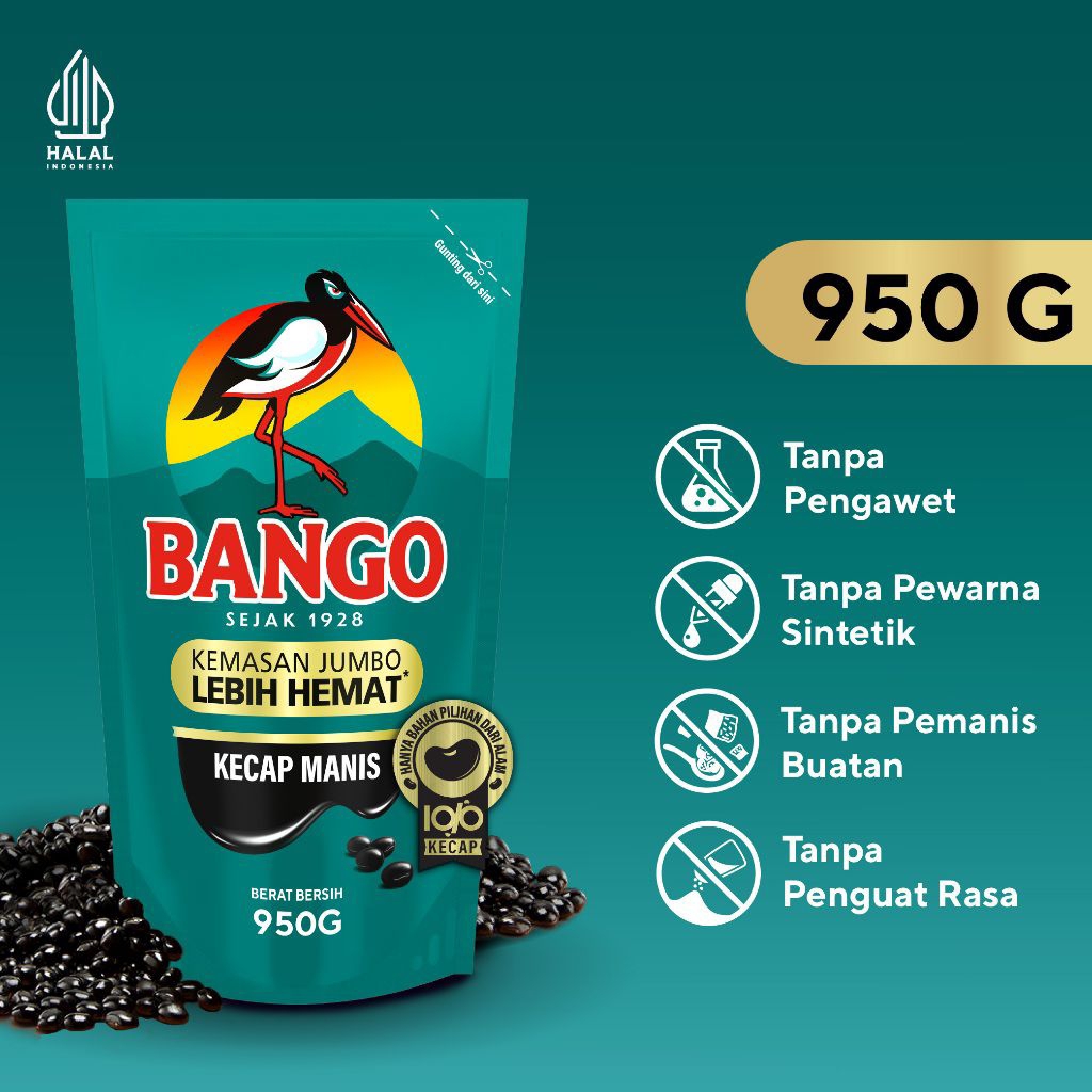 Jual Bango Kecap Manis 950gr | Shopee Indonesia