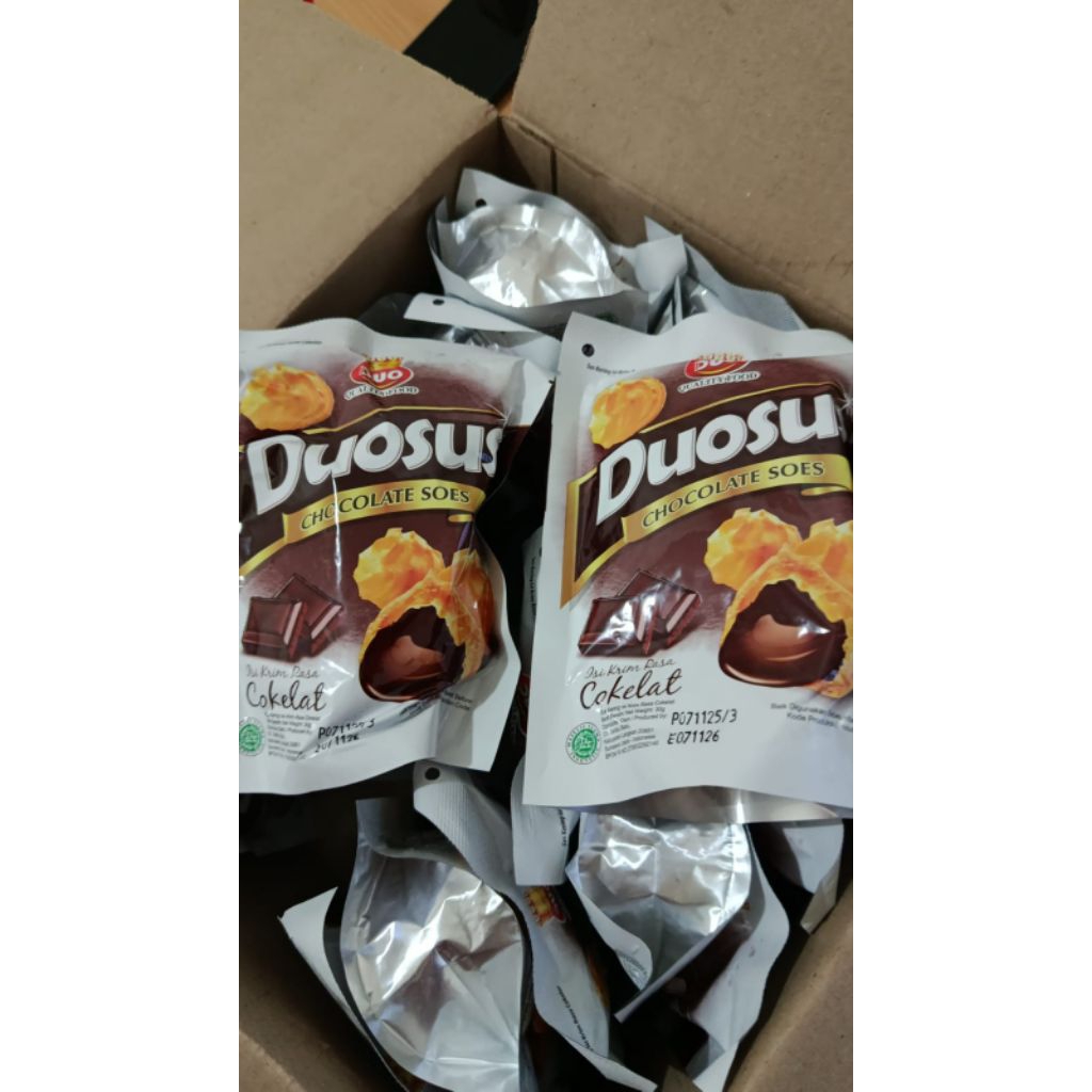 Jual SNACK SOES COKLAT DUO SUS TERMURAH 1 BUNGKUS @35gr EXP 11/2026 ...