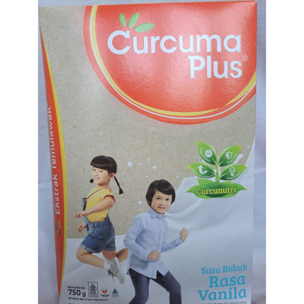 Jual CURCUMA PLUS SUSU VANILA - 750 GR / SUSU CURCUMA PLUS / PENAMBAH ...