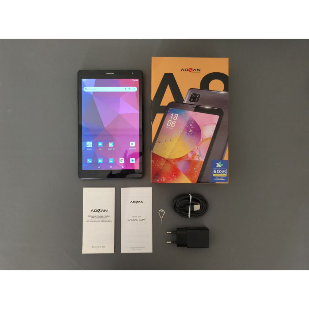 Jual Advan Tab A8 3/64 LTE - Fullset, Ex Garansi Resmi | Shopee Indonesia