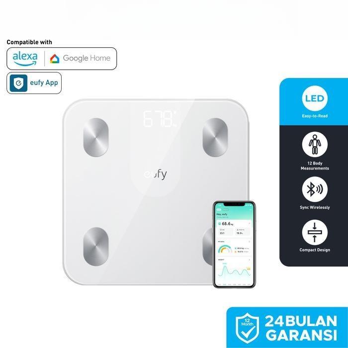 Jual Eufy Weighing Scales for Body Weight, Digital Bathroom Scales with ...