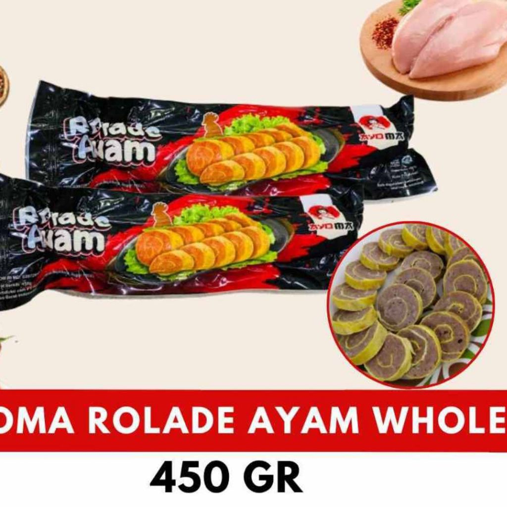 Jual Rolade Ayoma Ayam 450gr Panjang | Shopee Indonesia