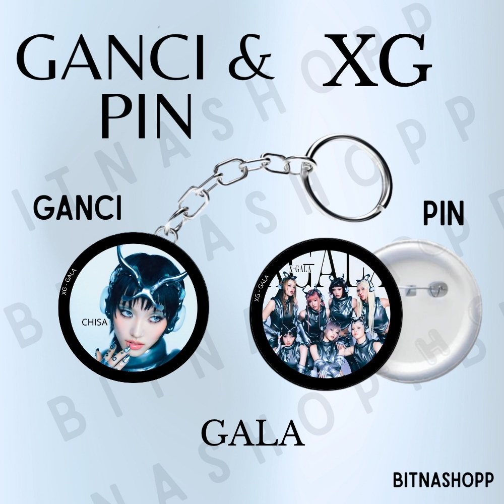 Jual KEYCHAIN XG PIN GALA 58 MM GANTUNGAN KUNCI KPOP UNOFFICIAL CHISA ...