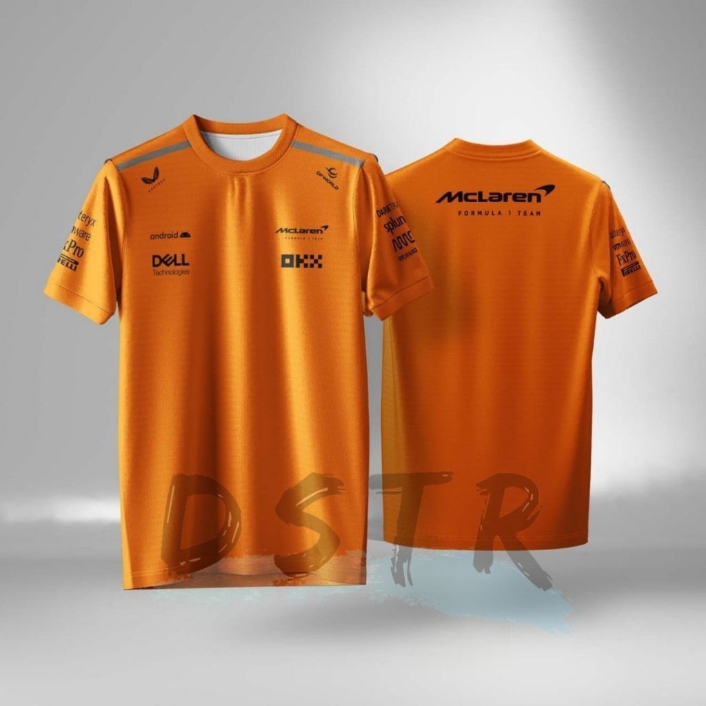 Jual Jersey F1 2025 Formula One Team McLaren Fullprint Sublimasi Lengan ...