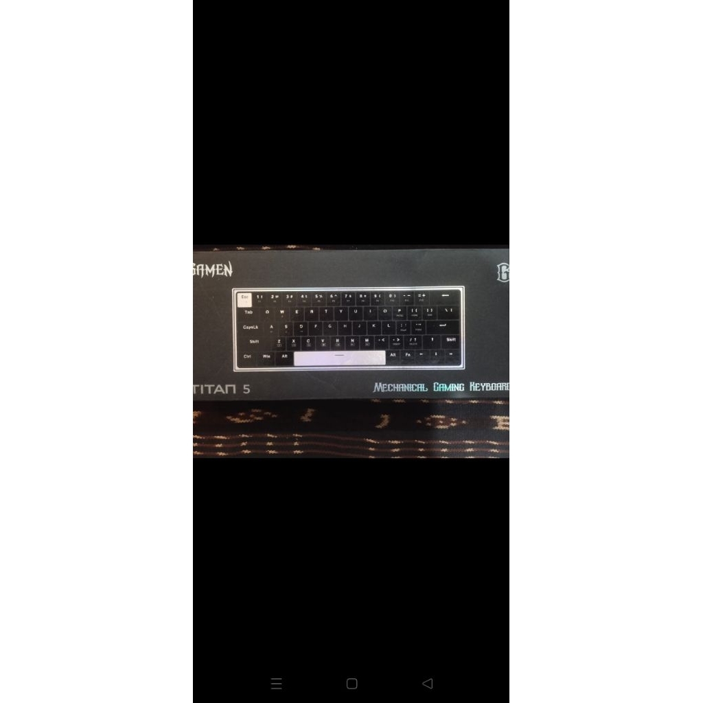 Jual Keyboard mechanical GAMEN TITAN V | Shopee Indonesia