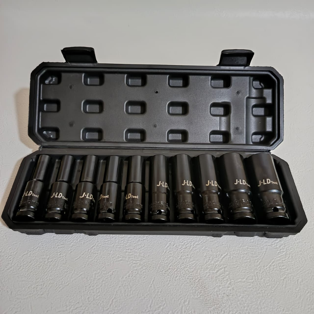 Jual JLD Tools Mata Sok Impact Set Lengkap 10 Pcs 8-24mm Kunci Socket ...