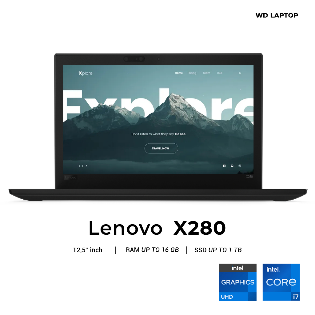 Jual Lenovo Thinkpad X280 intel Core i5 Gen 8 RAM 8 GB SSD 1 TB NVME ...