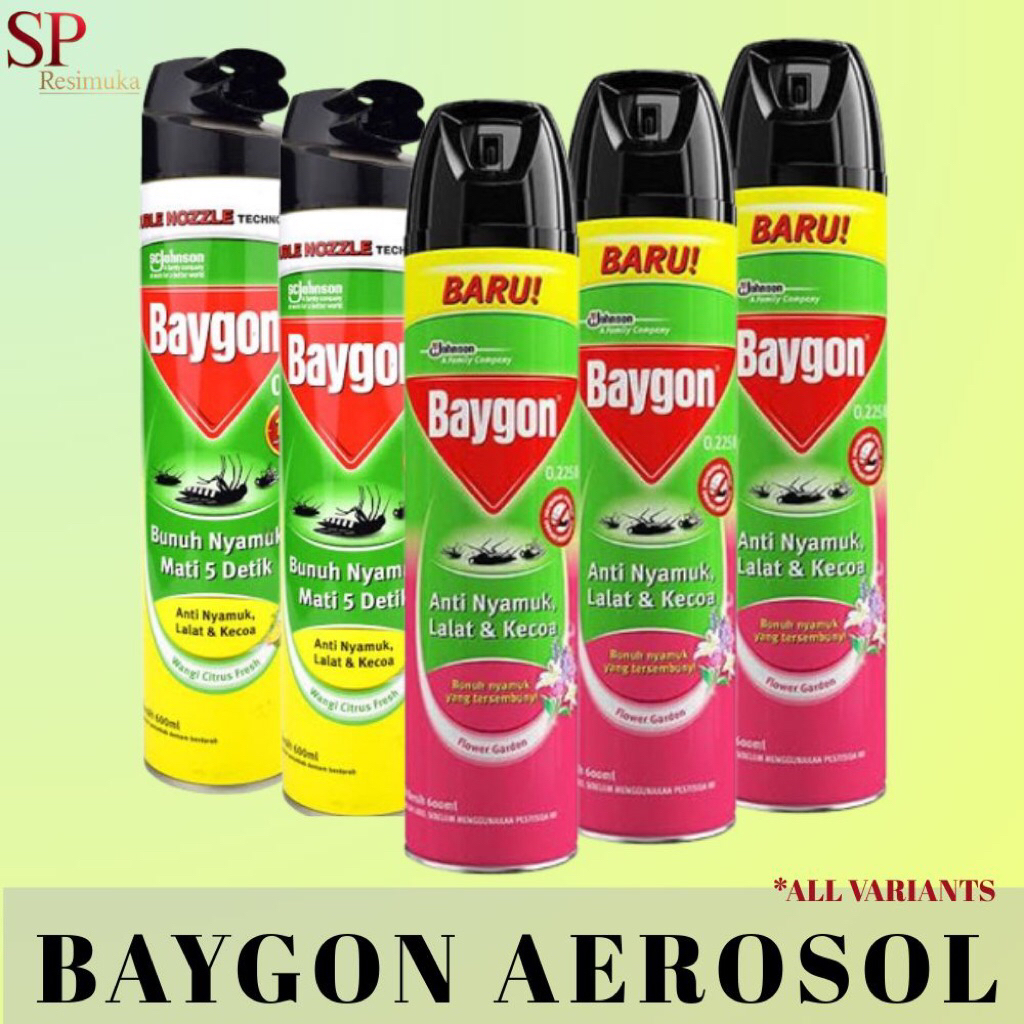 Jual [PROMO]BAYGON AEROSOL SEMPROT 600ml | Shopee Indonesia