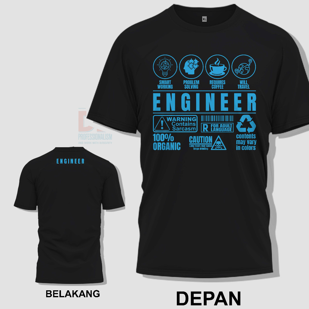 Jual Kaos Distro Teknik Lengan Pendek | Kaos Engineer Label Design ...