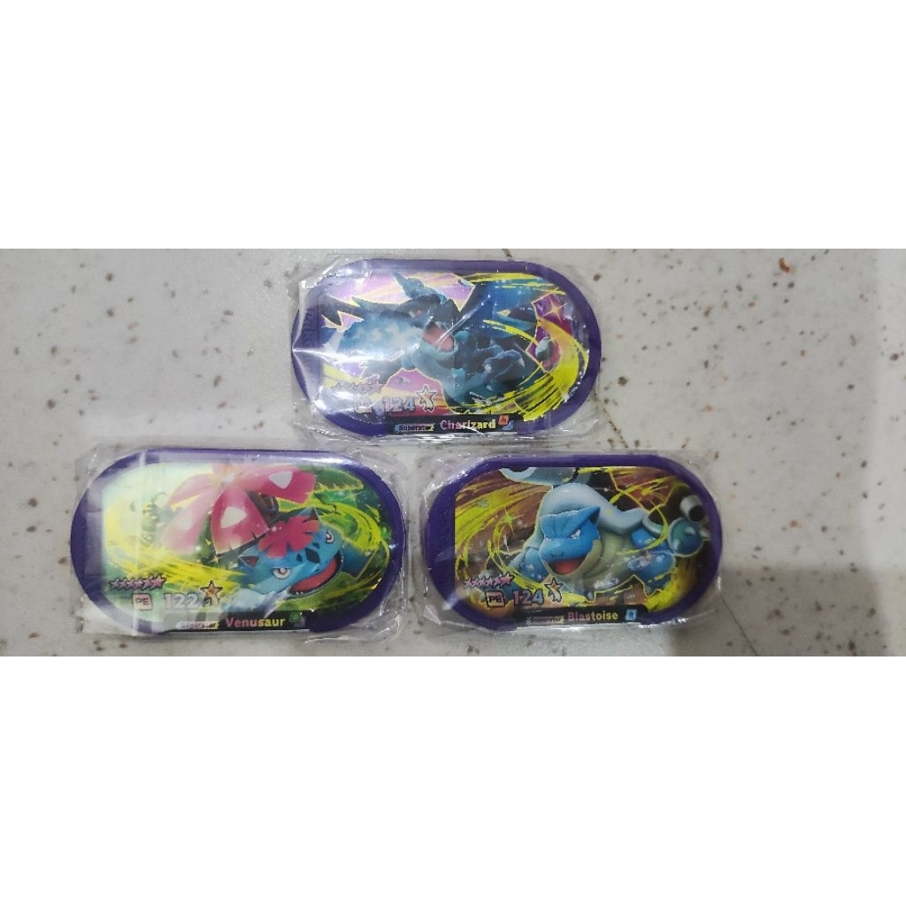 Jual Legecy tag pokemon Mezastar trio Kanto Charizard, blastoise ...