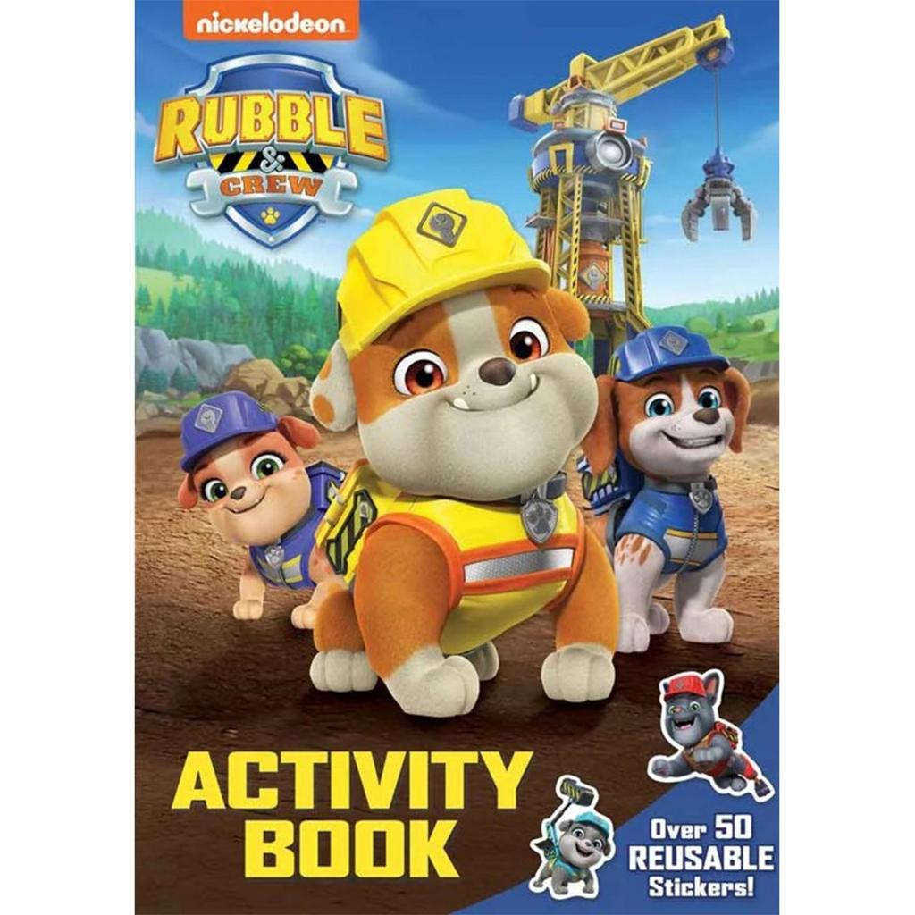 Jual Paw Patrol Rubble & Crew Activity Book with Stickers | Shopee ...