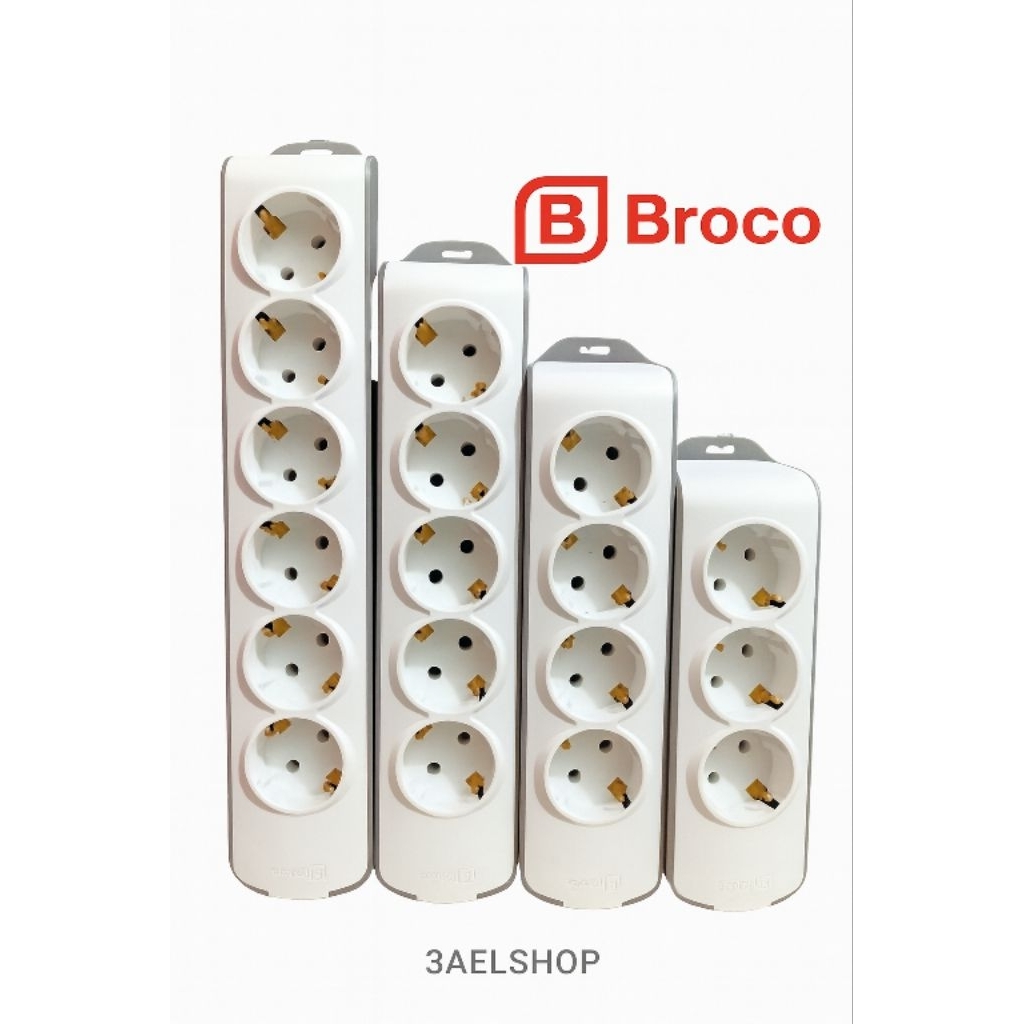 Jual BROCO STOPKONTAK COLOKAN TERMINAL ARDE MIRING TEMPEL OB 3 4 5 6 ...