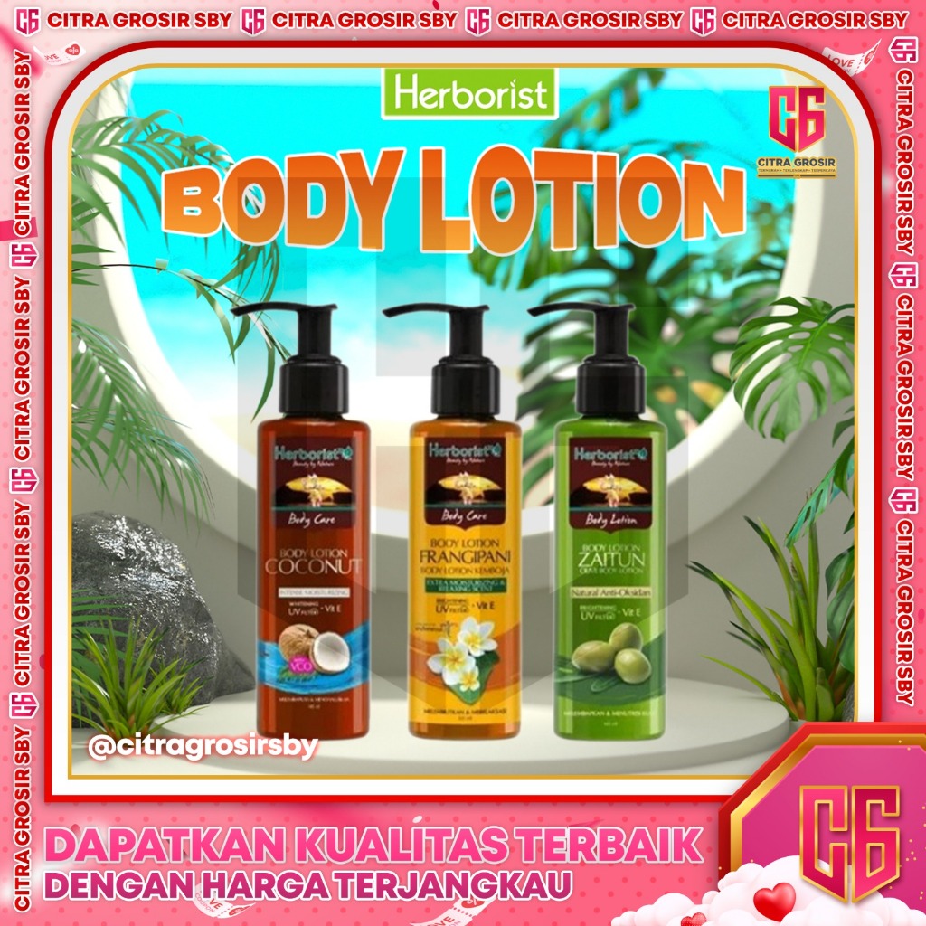 Jual HERBORIST Body Lotion || Herboris 145ml || Zaitun || Coconut ...