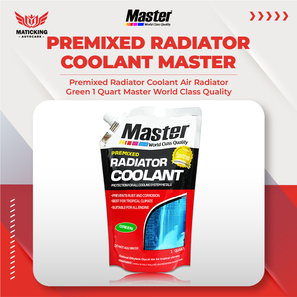 Jual MASTER Air Radiator Coolant Pendingin Motor Mobil Premixed Refill ...