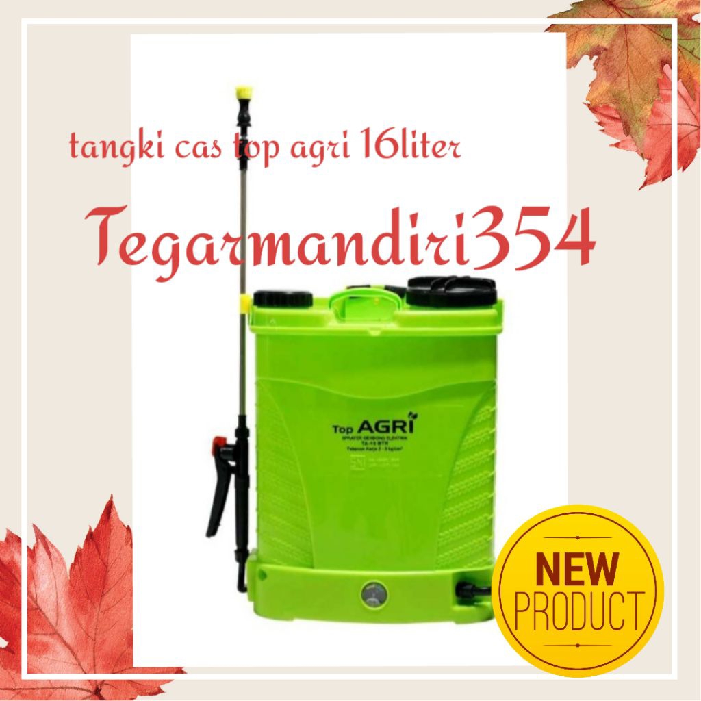 Jual Tangki semprot hama top agri 16liter Alat semprot tangki elektrik ...