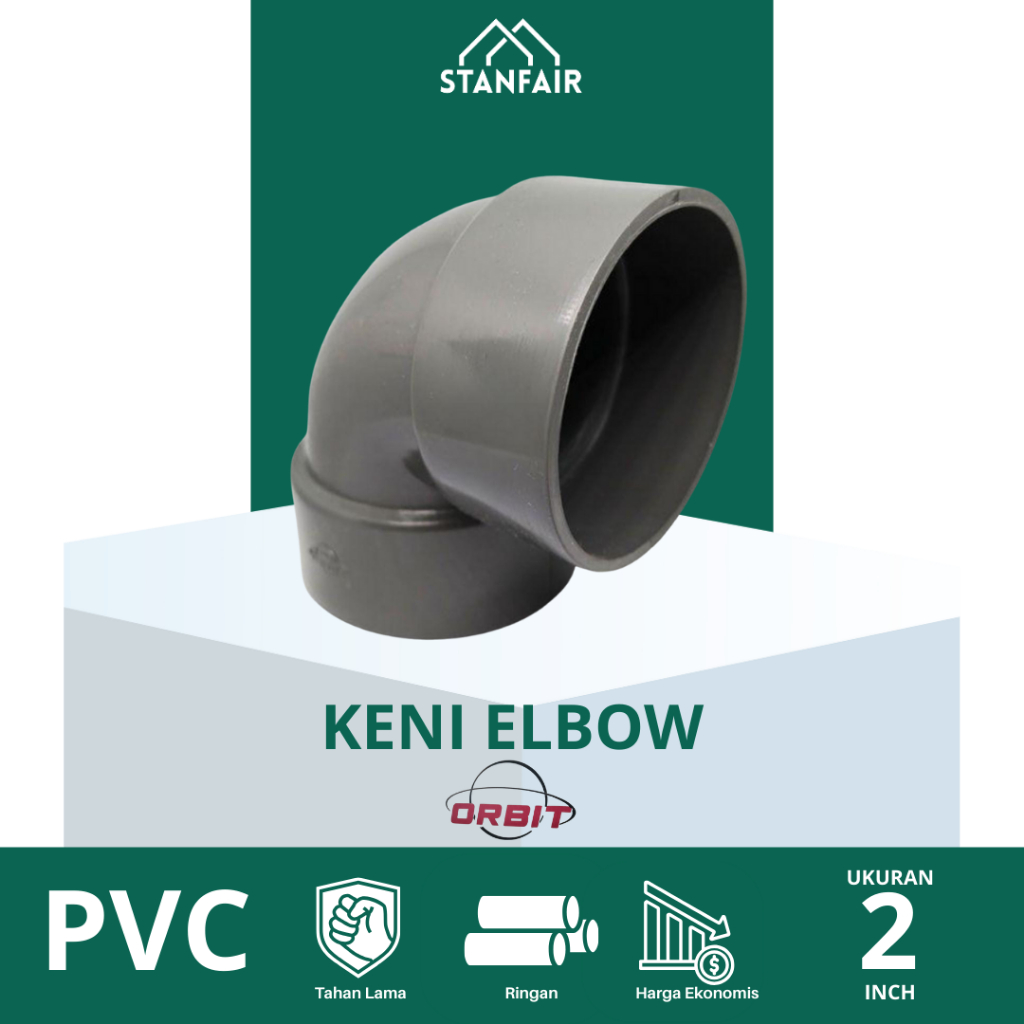 Jual Orbit Keni Elbow 2" / Knee Elbow 2" / Elbow Pvc 2 Inch Orbit ...