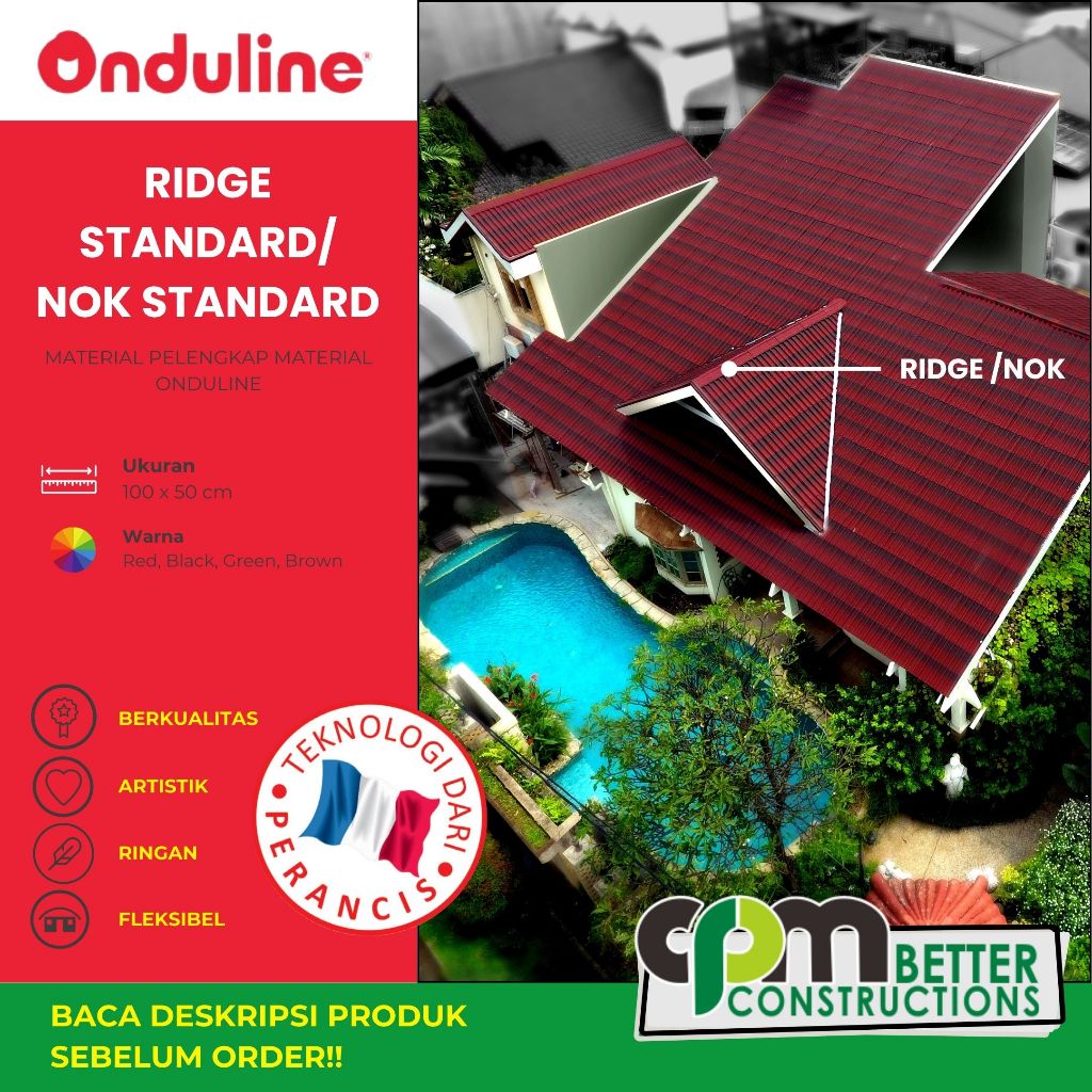 Jual Onduline Ridge Standard / Nok Standard | Shopee Indonesia