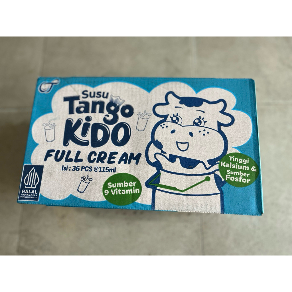 Jual Tango Kido Full Cream 115 ml isi 36 pcs per Kartoon ( Instan ...