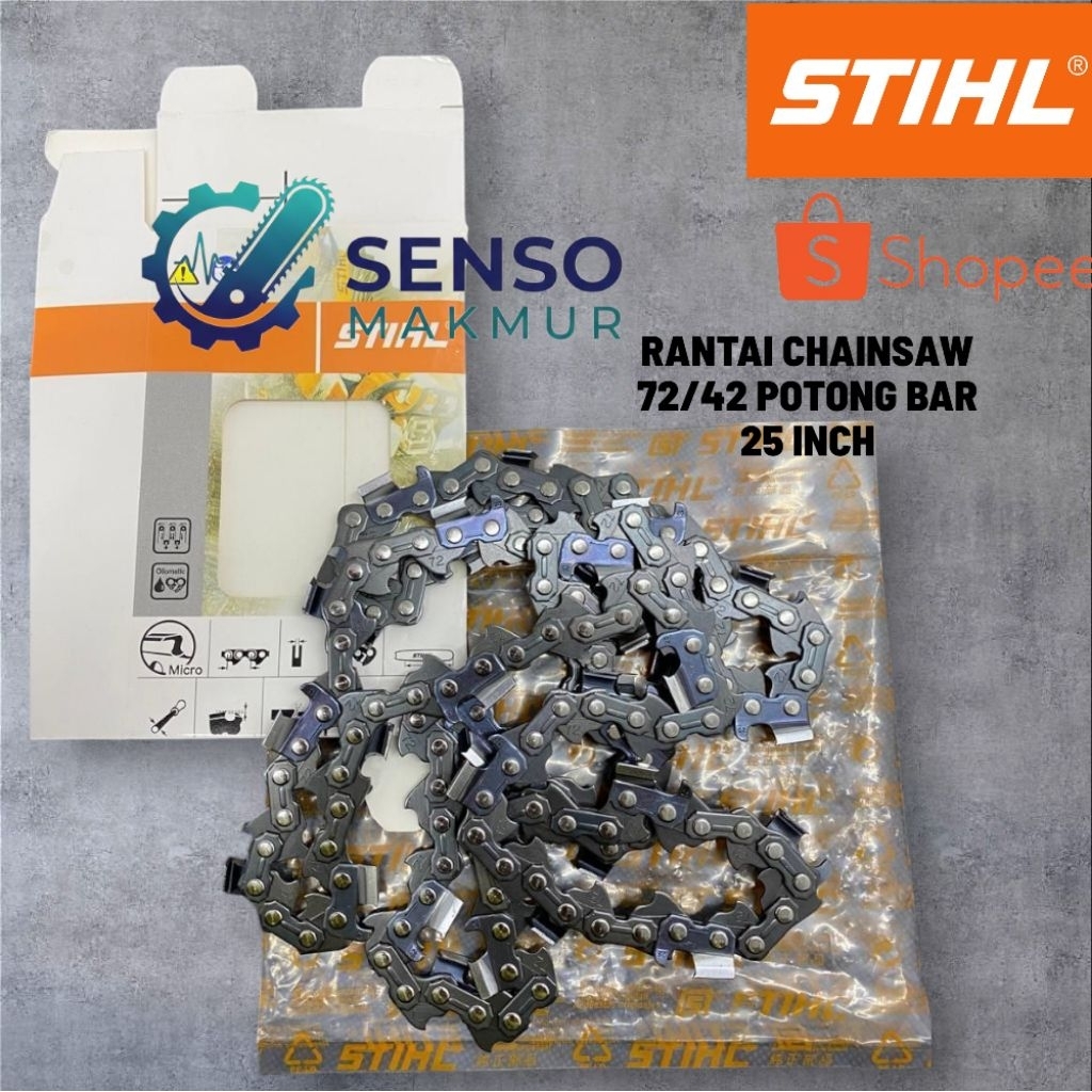 Jual RANTAI CHAINSAW MS381/382 STIHL 25 INCN POTONG ORIGINAL | Shopee Indonesia