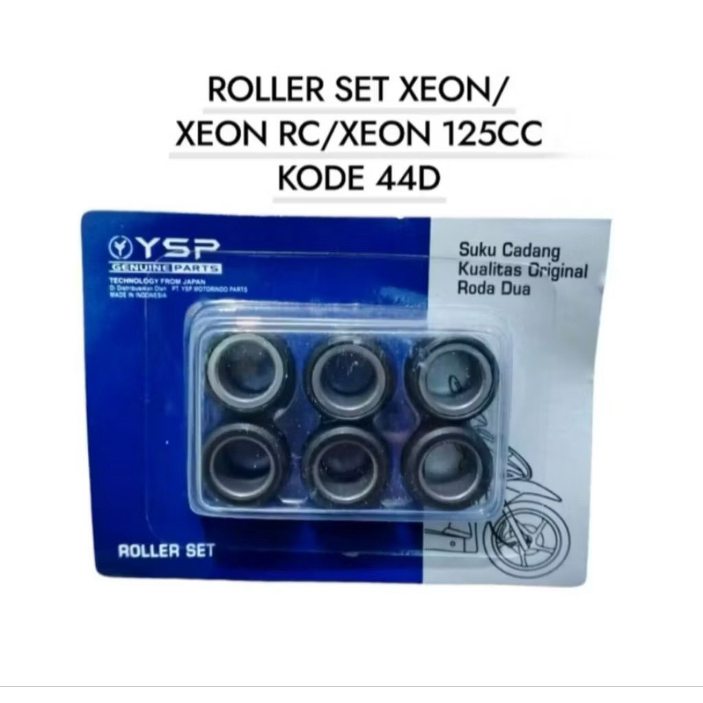 Jual ROLLER SET 44D YAMAHA XEON ,XEON RC , XEON 125 ORIGINAL YSP ...