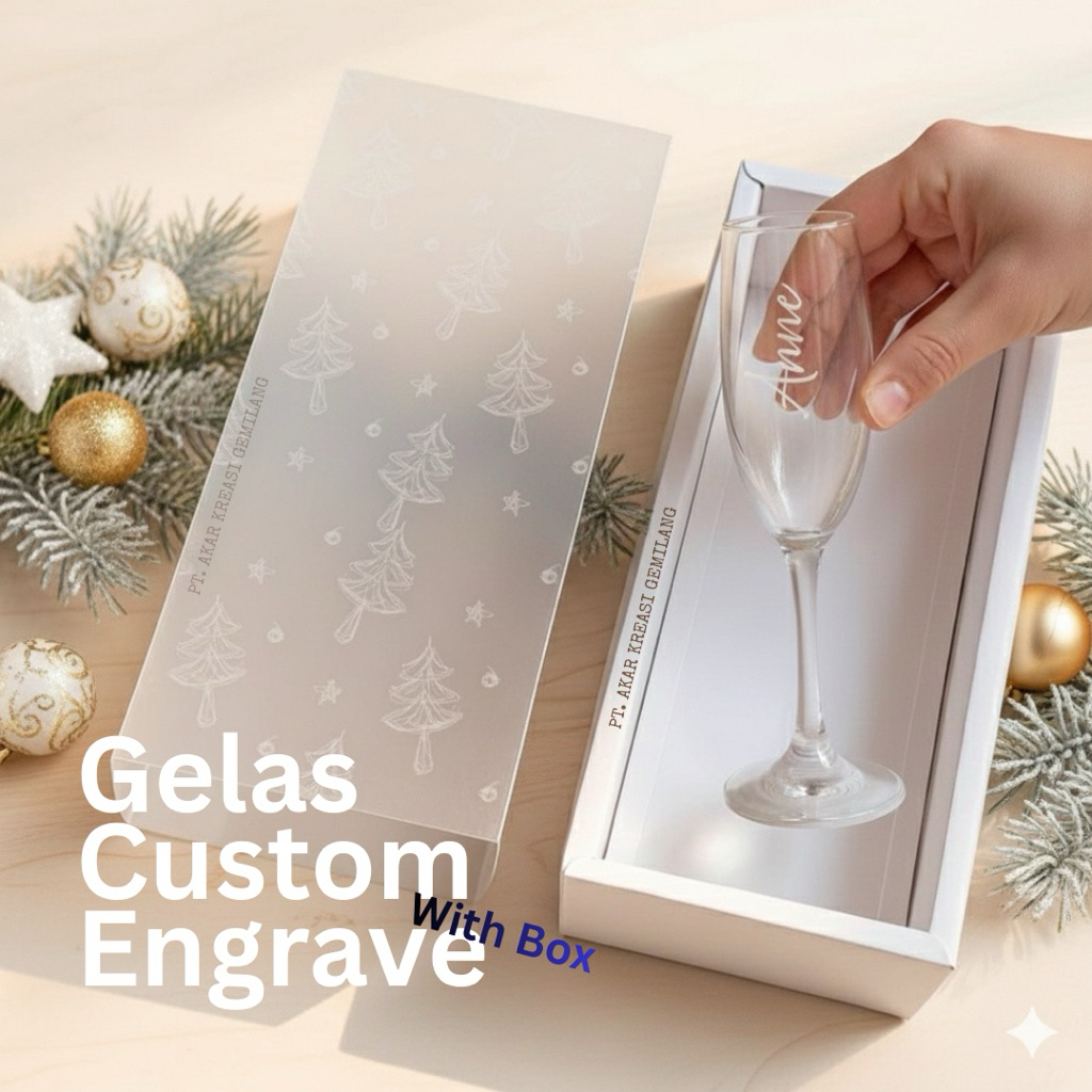 Jual grafir gelas | gelas champagne | gelas wine | custom gelas | laser ...