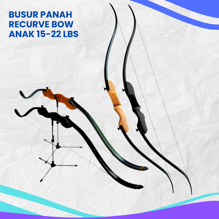 Jual Busur Panah Alat Panahan Anak R30 15-22 Lbs Ekstrakurikuler Pemula ...