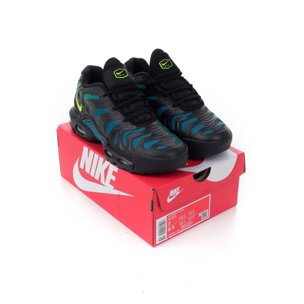 Jual Nike Tn Air Max Plus Drift Black Green Strike | Shopee Indonesia